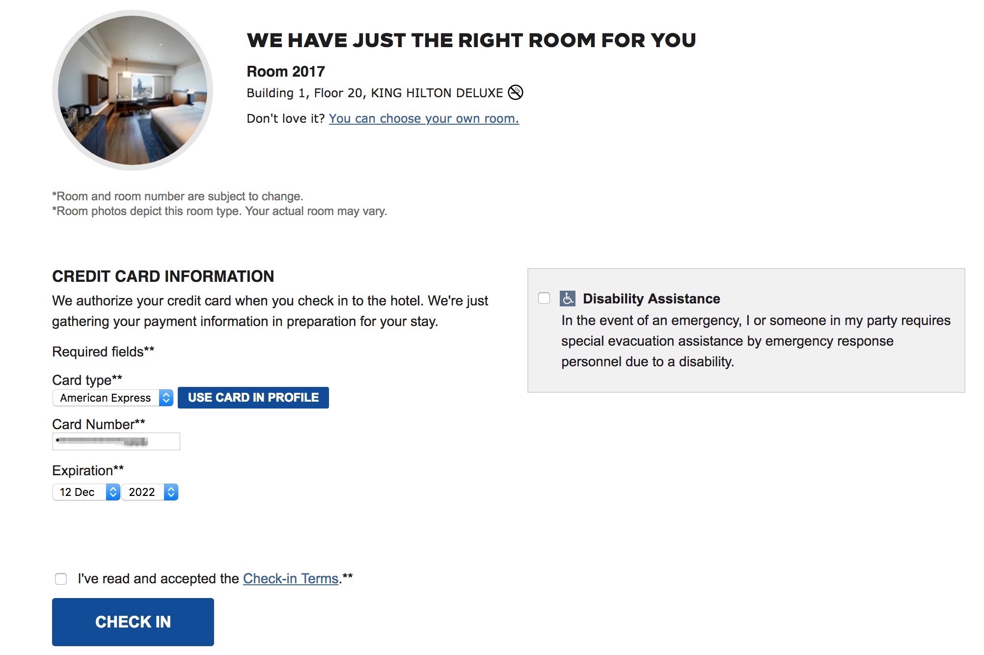 驚き！ヒルトンホテルのオンラインチェックインは部屋が選べる！ | kaz-jpn.com